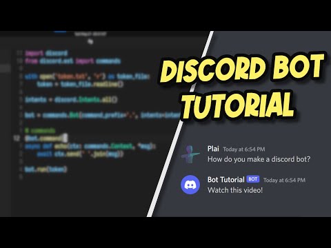 Discord Bot Tutorial #1 | Running the bot + Creating Custom Commands