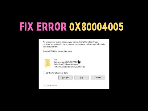 How to Fix Error Code 0x80004005 on Windows 11
