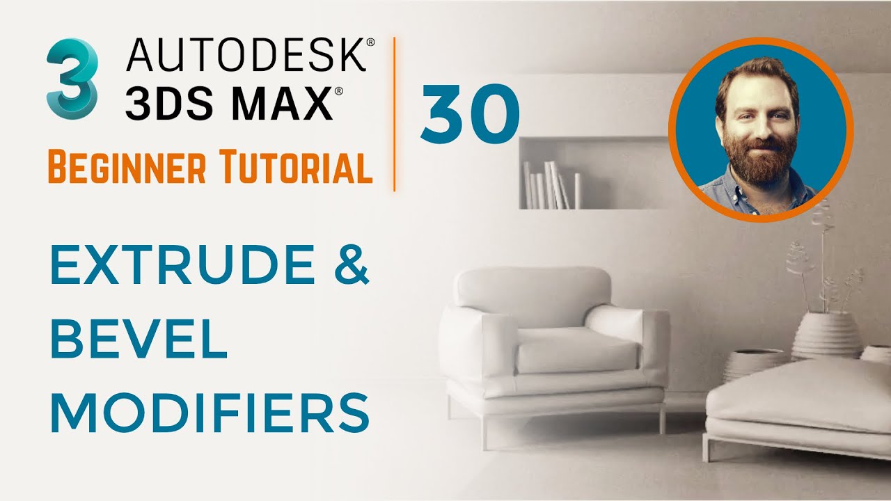 Extrude and Bevel Modifiers | 3ds Max Tutorial #30