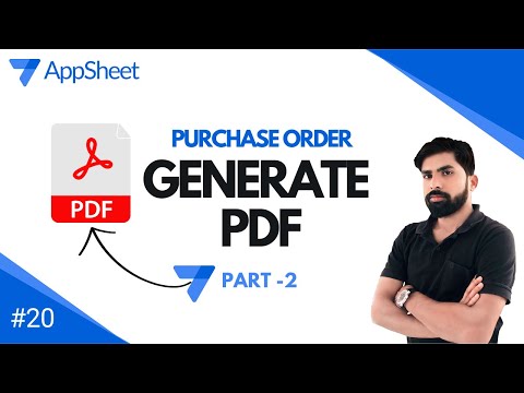 Create & Send Purchase Order PDF in AppSheet | Part 2 - Advanced Tips