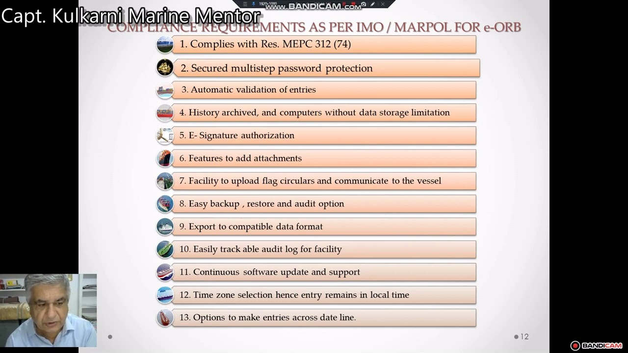 MARPOL ELECTRONIC RECORD BOOKS