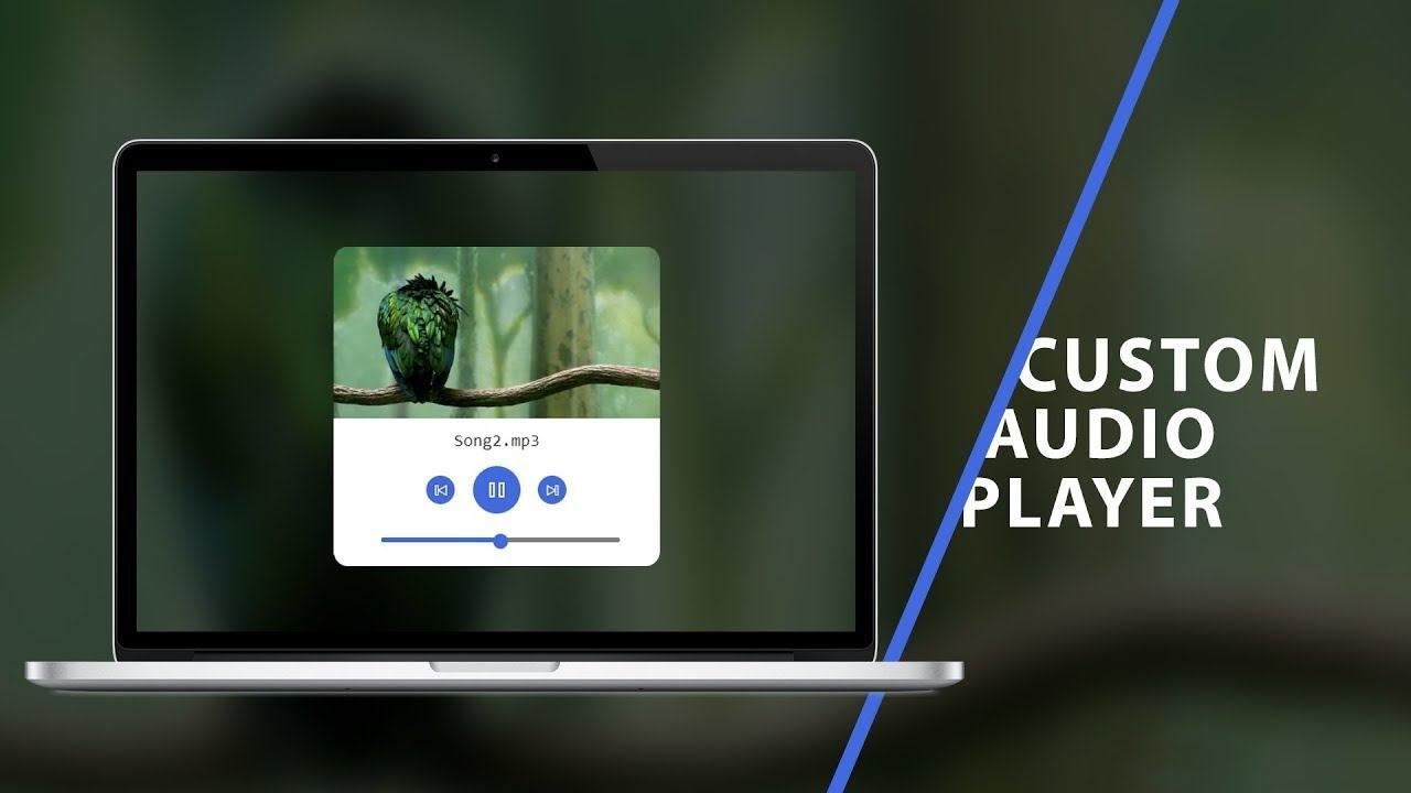 Custom Audio Player | CSS - JavaScript Tutorial  2019