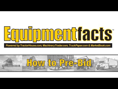 How To Bid Online - Live Auction Bidding Tips | Equipmentfacts