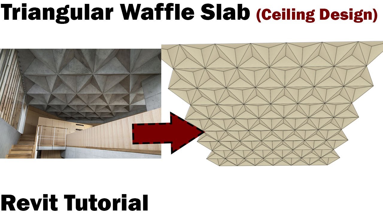 Revit Tutorial - Triangular Waffle Slab (Parametric)