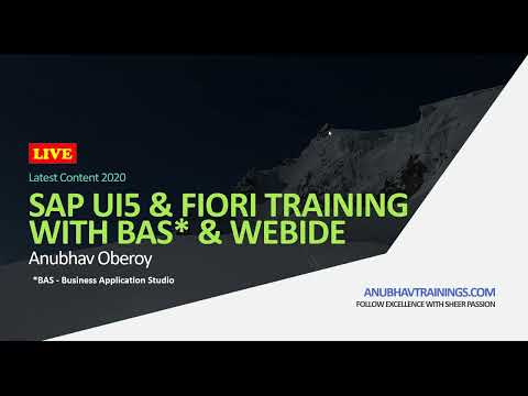 Learn SAP Ui5 Fiori Training with BAS webIDE | O Data Basics | SAP UI5 FIORI using BAS - Mind Luster