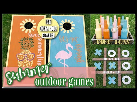 Summer Outdoor DIY Games!