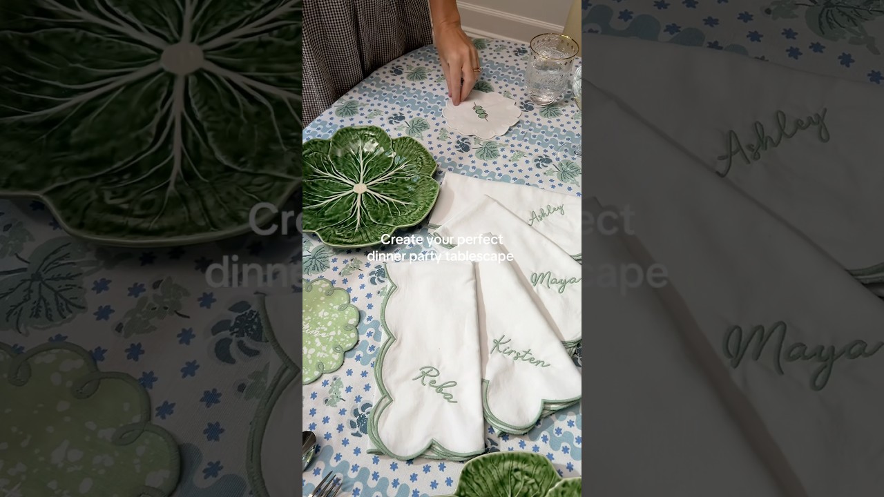 Host in style ✨ #weezietowels #dinnerparty #hostess