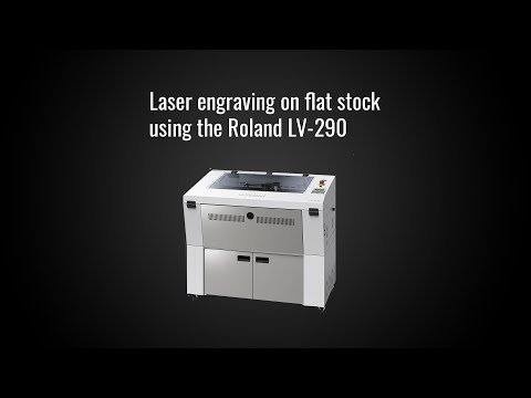 Roland LV-290 Laser Engraver from Ordway Sign Supply, Inc. - (800) 967-3929