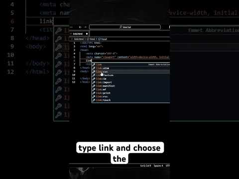 How to link CSS to HTML in VSCode! HTML Beginners tutorial #coding #programming #beginners