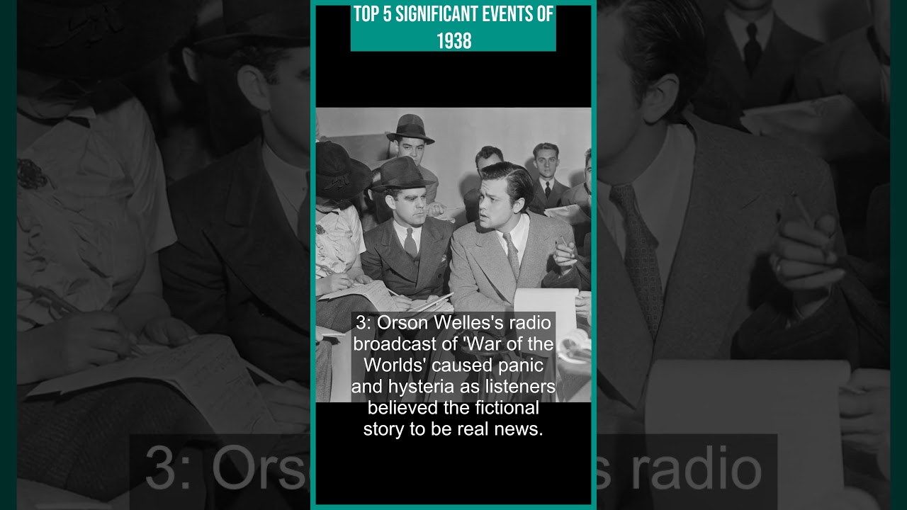 Top 5 Significant Events of #1938 -  #history #timeline #yearinreview