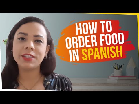 How to Order Food in Spanish (Ordering Food and Drinks in Spanish) 🍹🍲