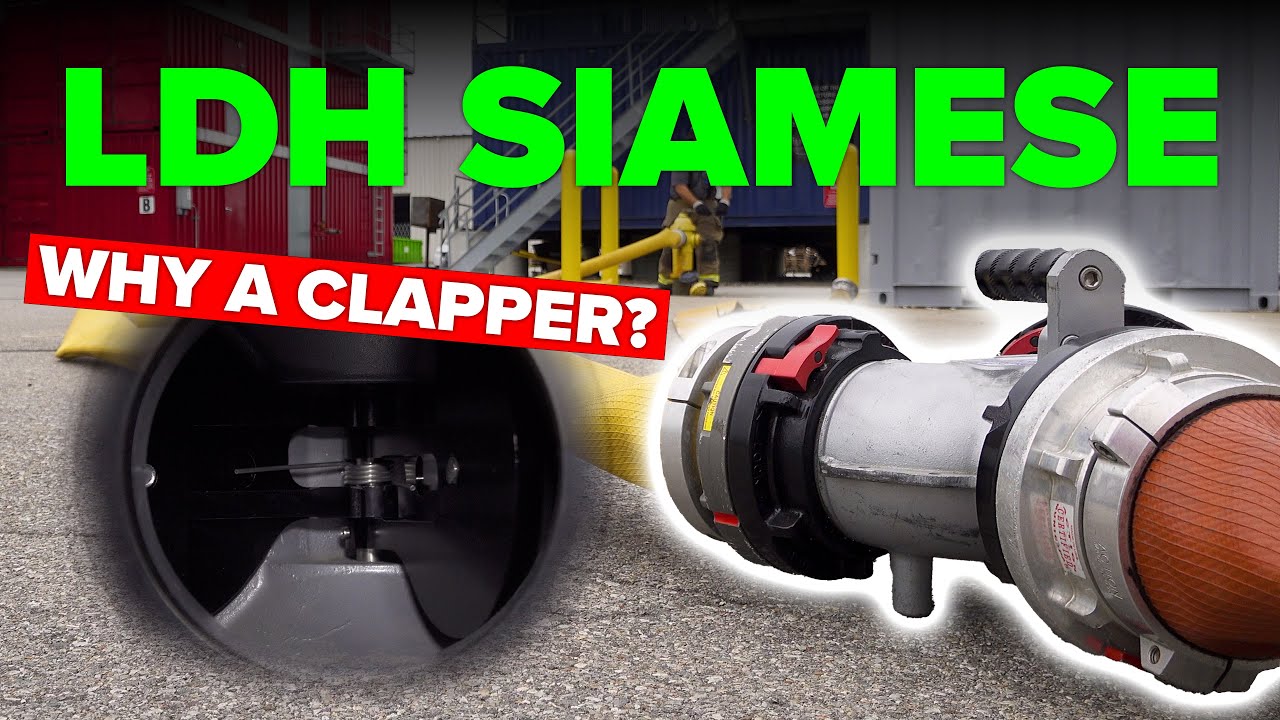 LDH Siamese with Clapper Valve: Versatile Water Supply Solution