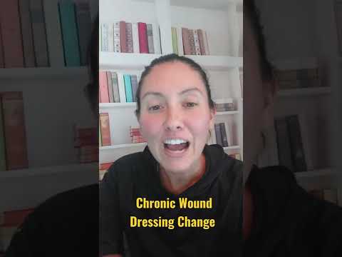 Changing a wound dressing