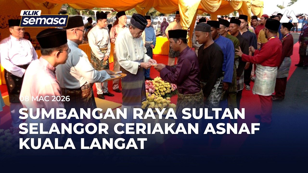 Sumbangan raya Sultan Selangor ceriakan Ramadan asnaf Kuala Langat