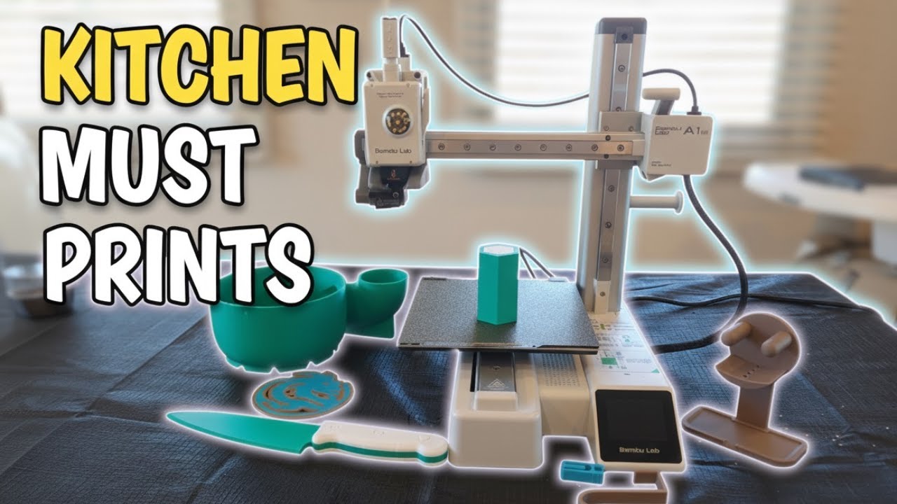 10 Laziest 3D Prints Every Kitchen Needs