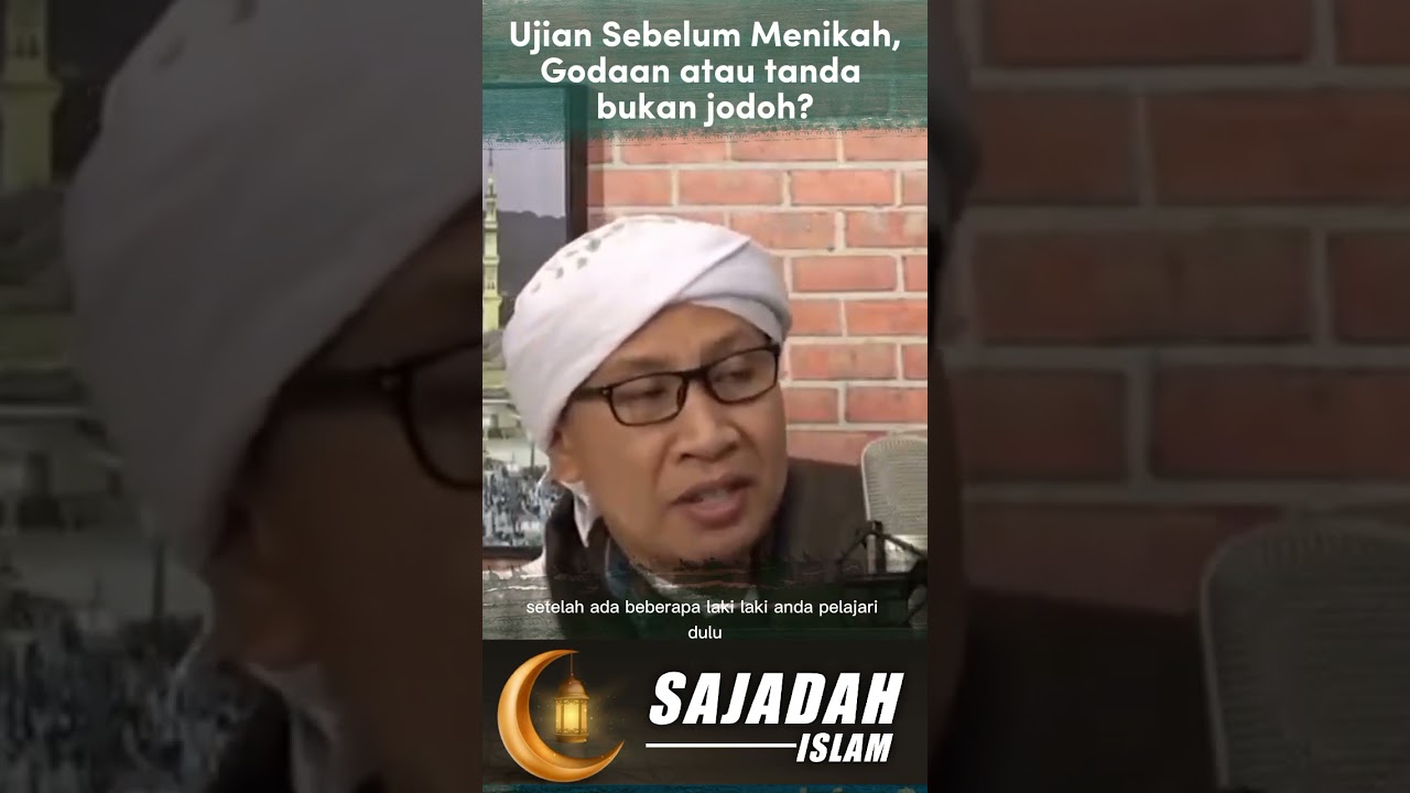 Ujian Sebelum Menikah, Godaan atau tanda bukan jodoh-Buya Yahya #shortvideo #islam #ytshorts