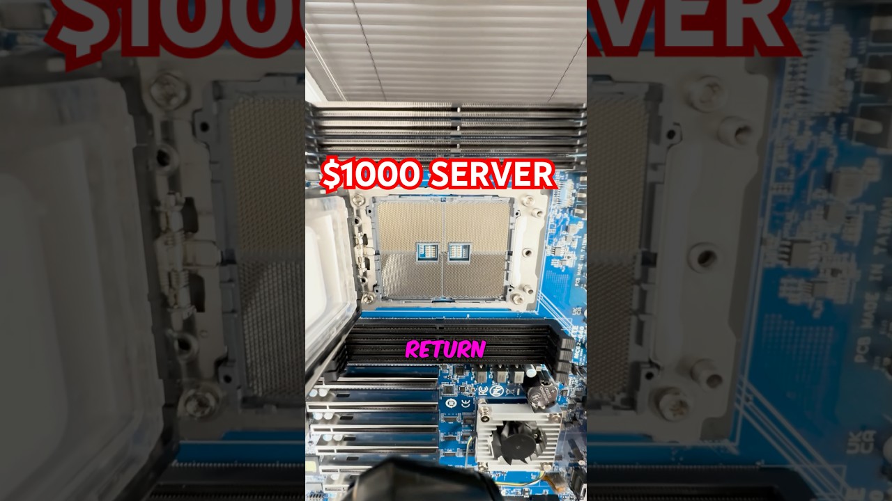 $1000 Server Board… Look Closer🤔