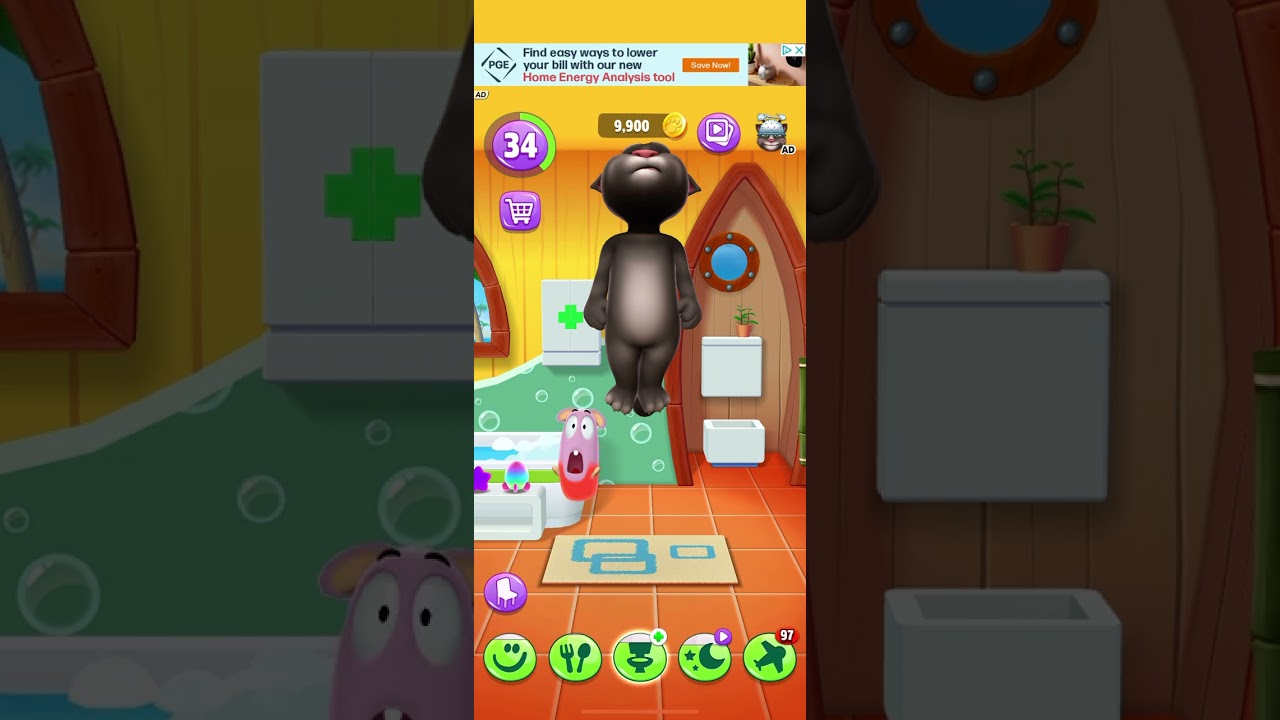 My talking Tom 2 glitch