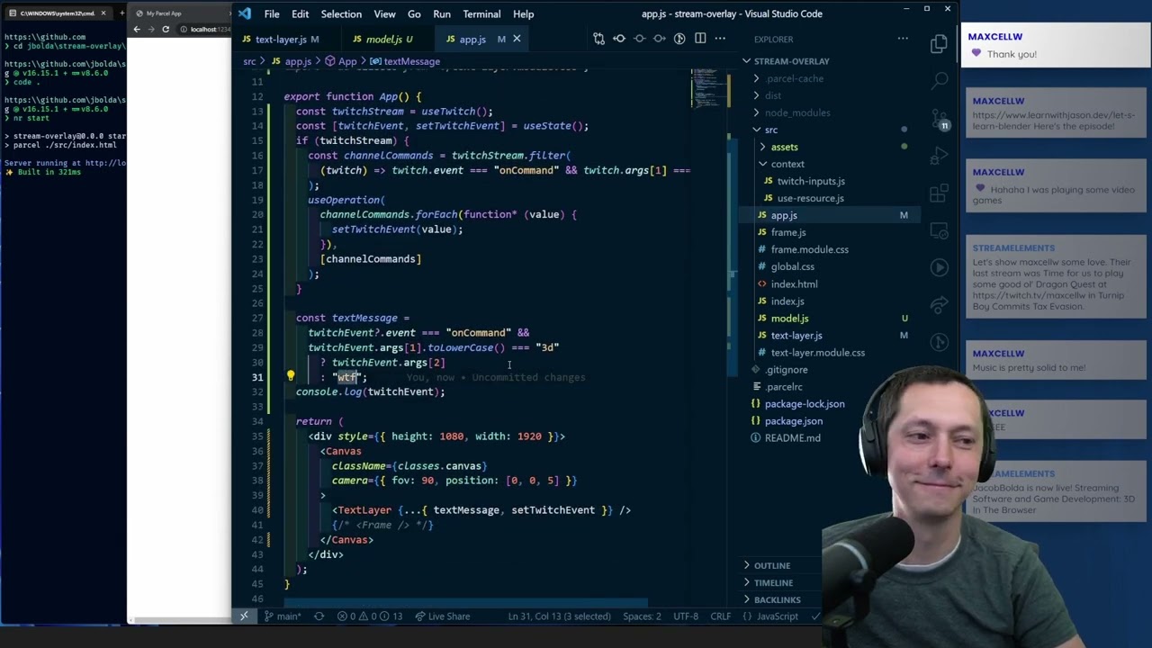 Aligning React-Three-Fiber 3D Text