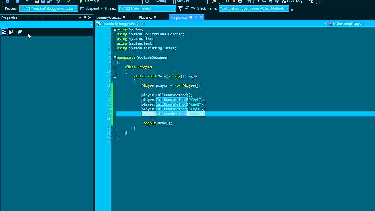 Debugging with Visual Studio Made Easy Tutorial 5 - Call Stack