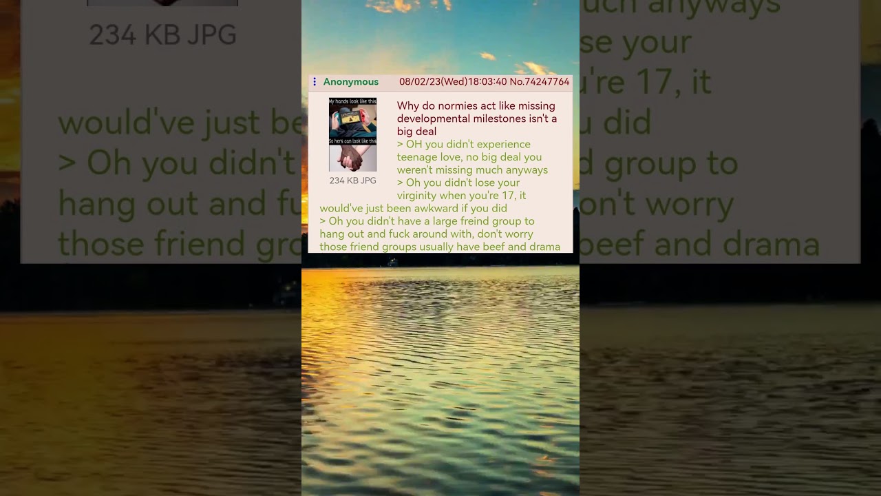 Anons life is a disappointment - 4chan greentext storytime