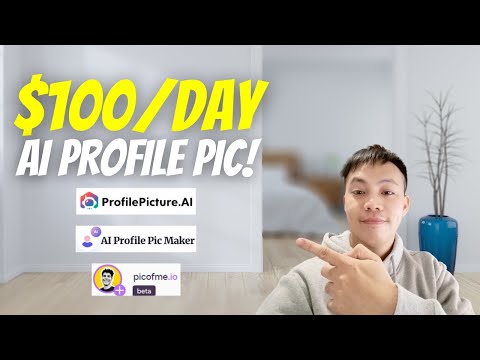How to Make Money using AI to Create Profile Pictures!