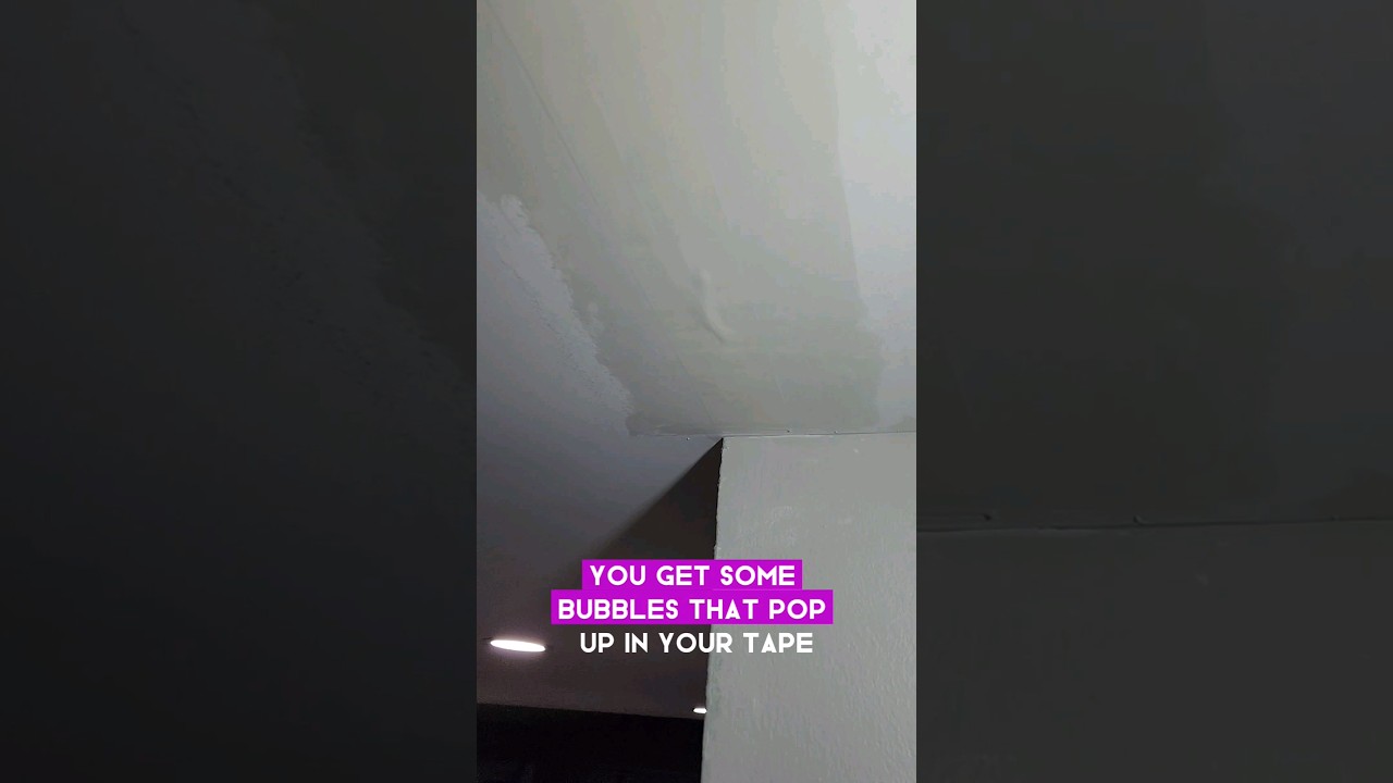 fixing bubbles in drywall tape #drywall #drywallrepair #howto #fix #repair #construction