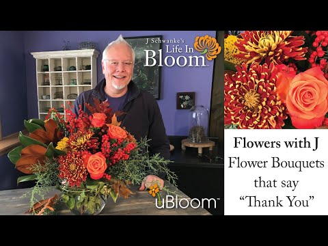 "Thank you" Flower Arrangement- LIVE with J