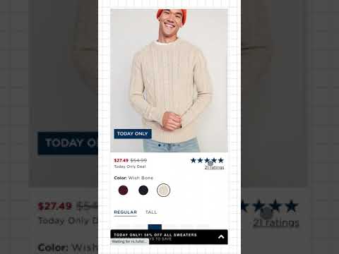 Let's Fix Old Navy Website | Make it better