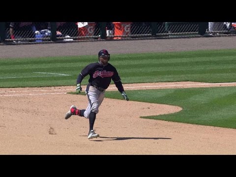 CLE@DET: Davis' double gives the Indians a 10-1 lead