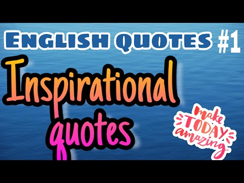 Inspirational quotes in English| English quotes | Miss.Literature | ESK