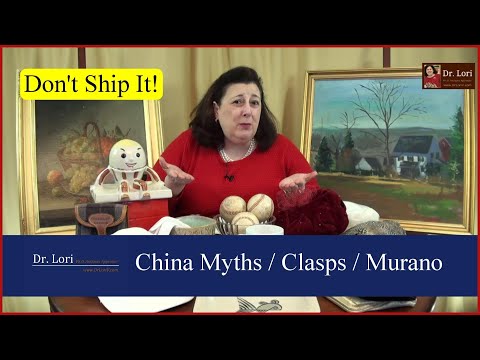 Don't Ship It! | Tips on Jewelry Clasps, Artist Proofs, China's Value, Murano Glass | Ask Dr. Lori