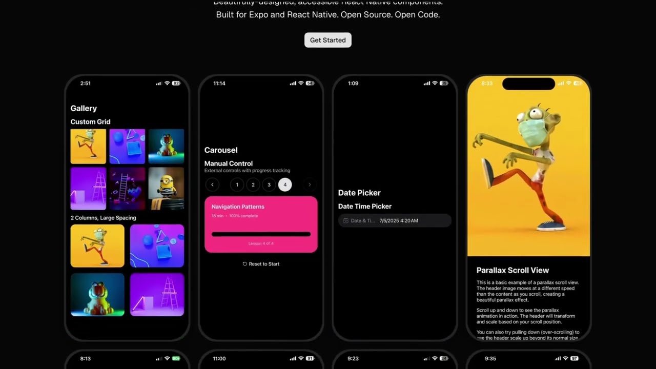 BNA UI | Expo, React Native UI Components Library