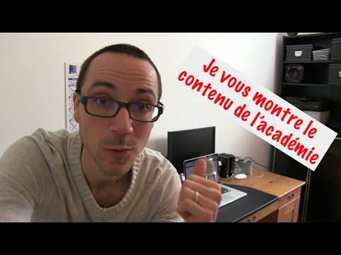 Je vous montre le contenu de l'académie Français Authentique