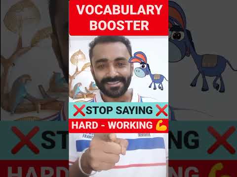 5 Ways To Say Hardworking 😍 #ielts #ieltsspeaking #vocabulary