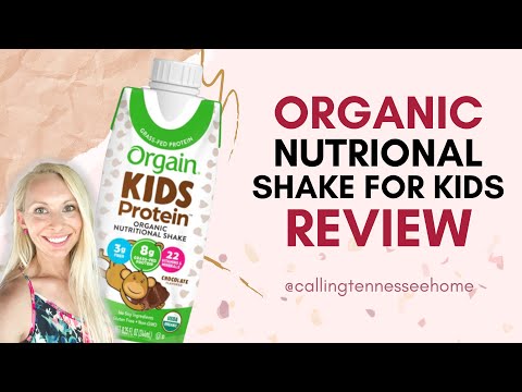 ORGANIC Kids Protein Nutritional Shake | Orgain Review