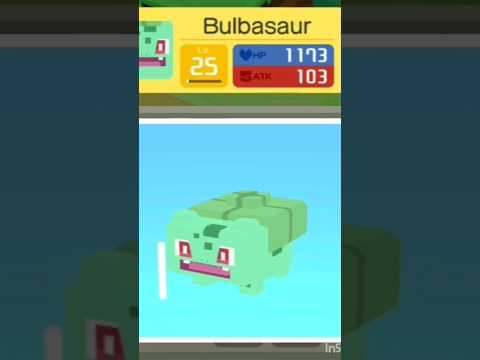 bulbasaur evolution in pokemon quest #pokémonquest