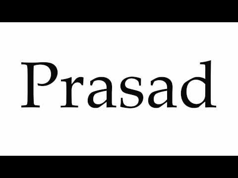 How to Pronounce Prasad