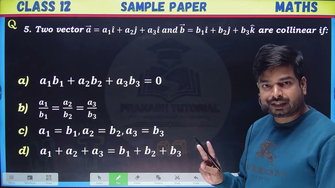 Class 12 Maths Sample Paper 3 Solutions | Class 12 Cbse Board Exam 2025