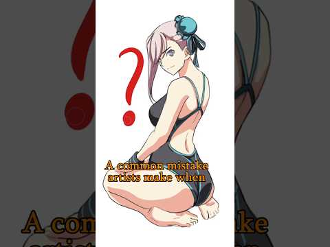 Mistake When Drawing Lines - Quick Art Tips #art #sketch #shorts #tutorial #drawingtutorial #anime