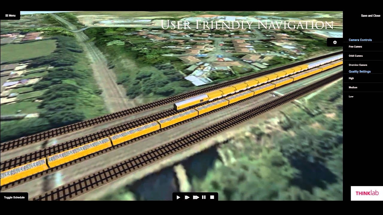 THINKlab - An Interactive 4D Simulation Environment for Track Renewal Programmes