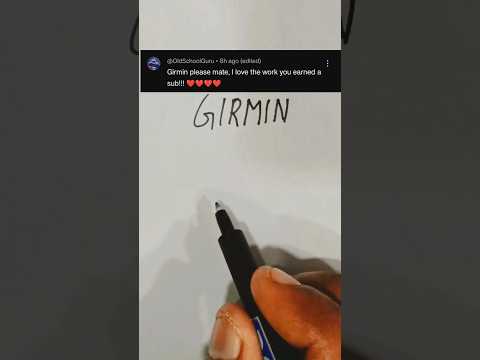 Girmin logo comment your name #short#viral #trending #instagram video