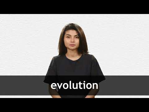 How to pronounce EVOLUTION in American English