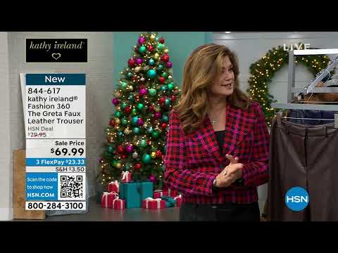 kathy ireland Fashion 360 The Greta FauxEver Leather Tro...