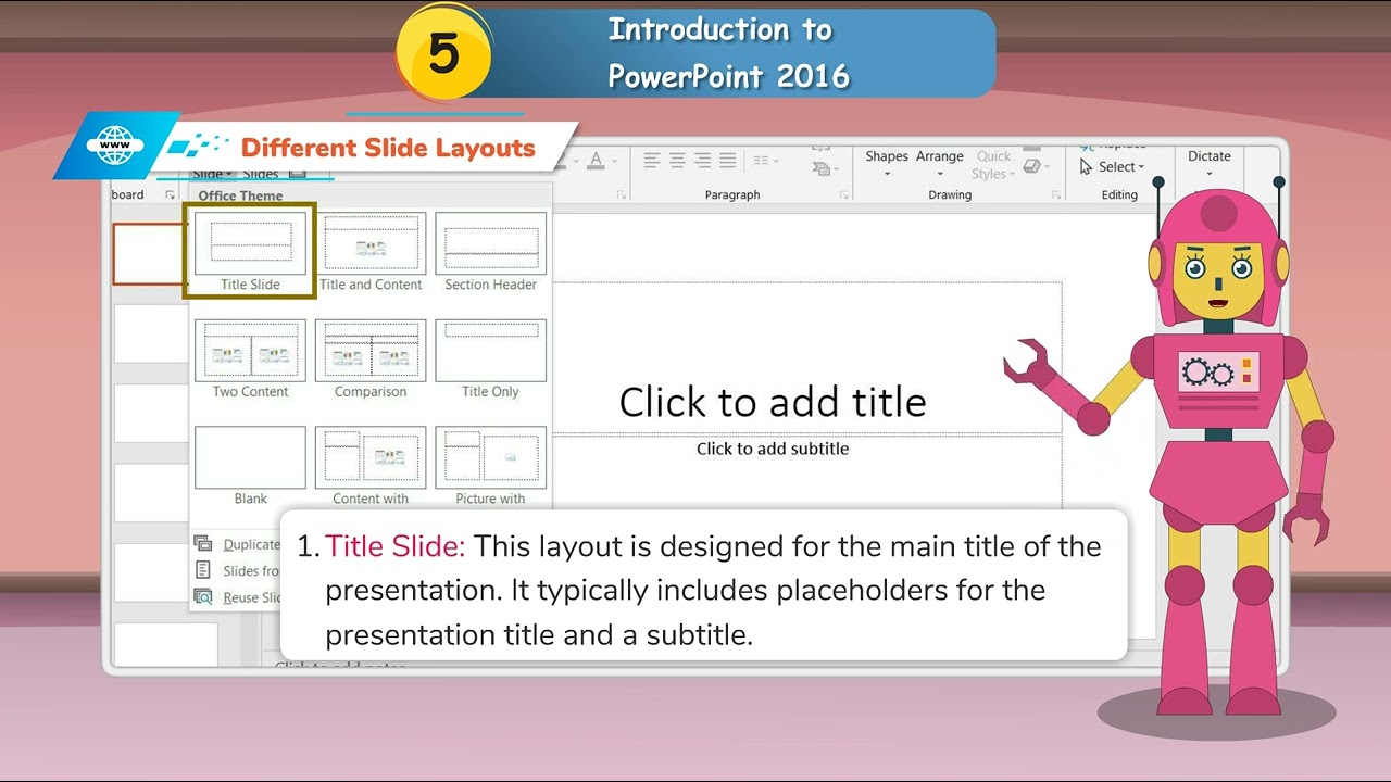 Digital Pathways Class 4 Chapter 5 Introduction to Power Point 2016