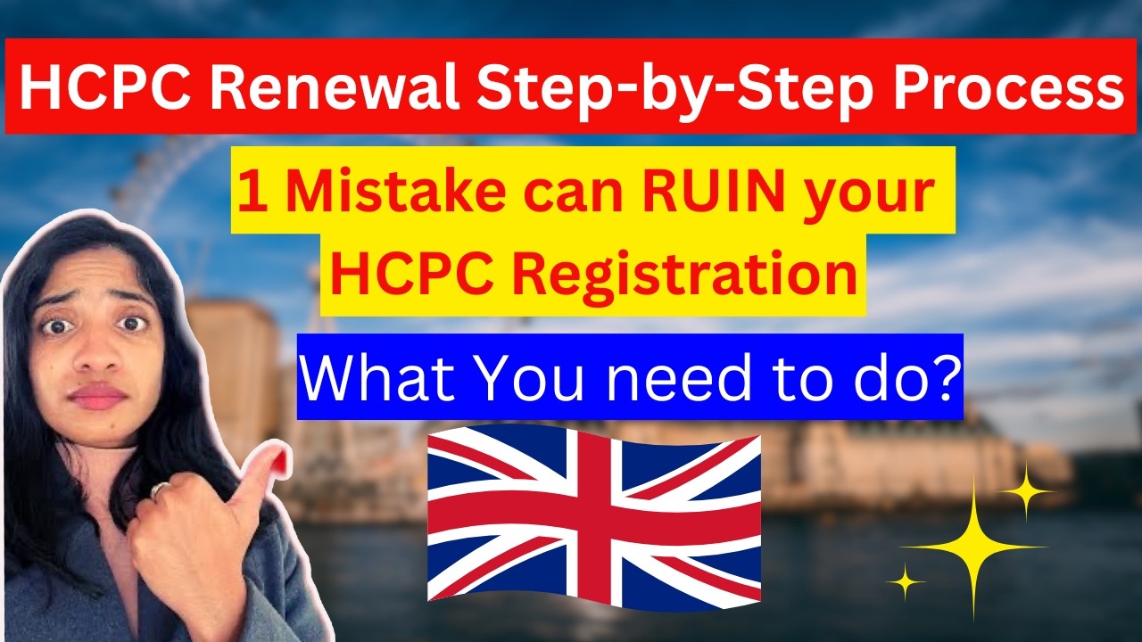 How to register & Renew in 2026 HCPC - Physiotherapy, OT, SLT & All Professionals| HCPC Registration