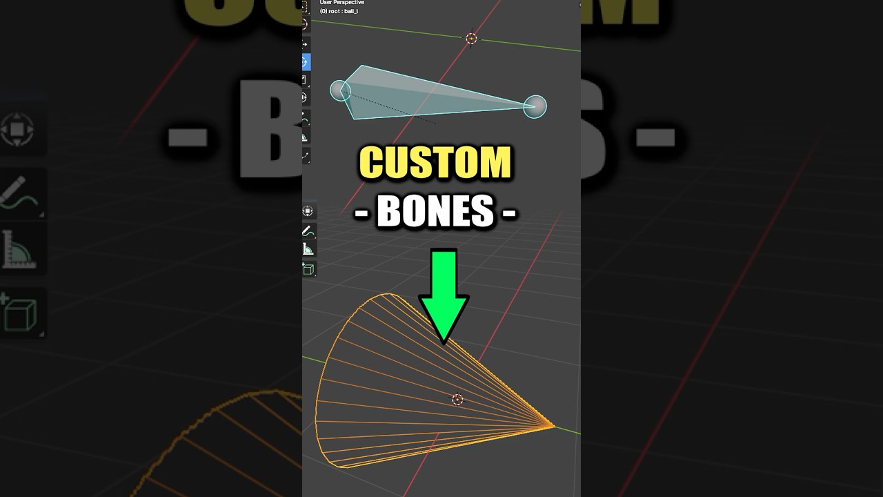 Blender: CUSTOM Bone Shapes