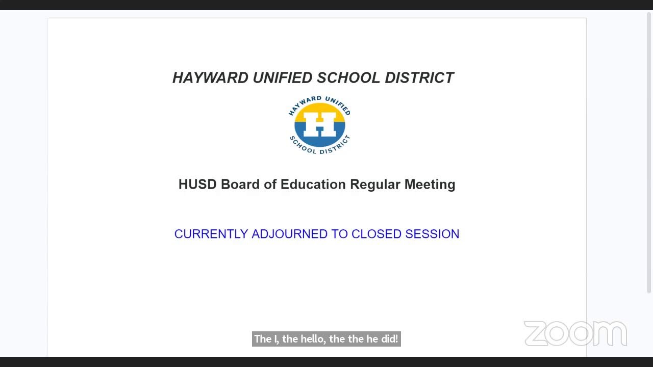 HUSD 06/14/23 Board of Education Meeting