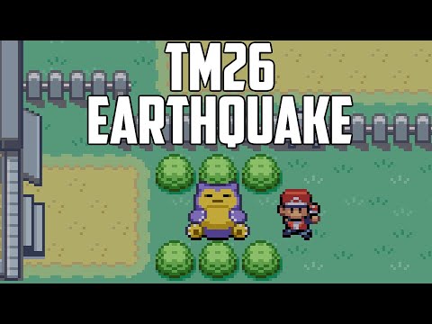 Where to Find TM26 Earthquake - Pokémon FireRed & LeafGreen