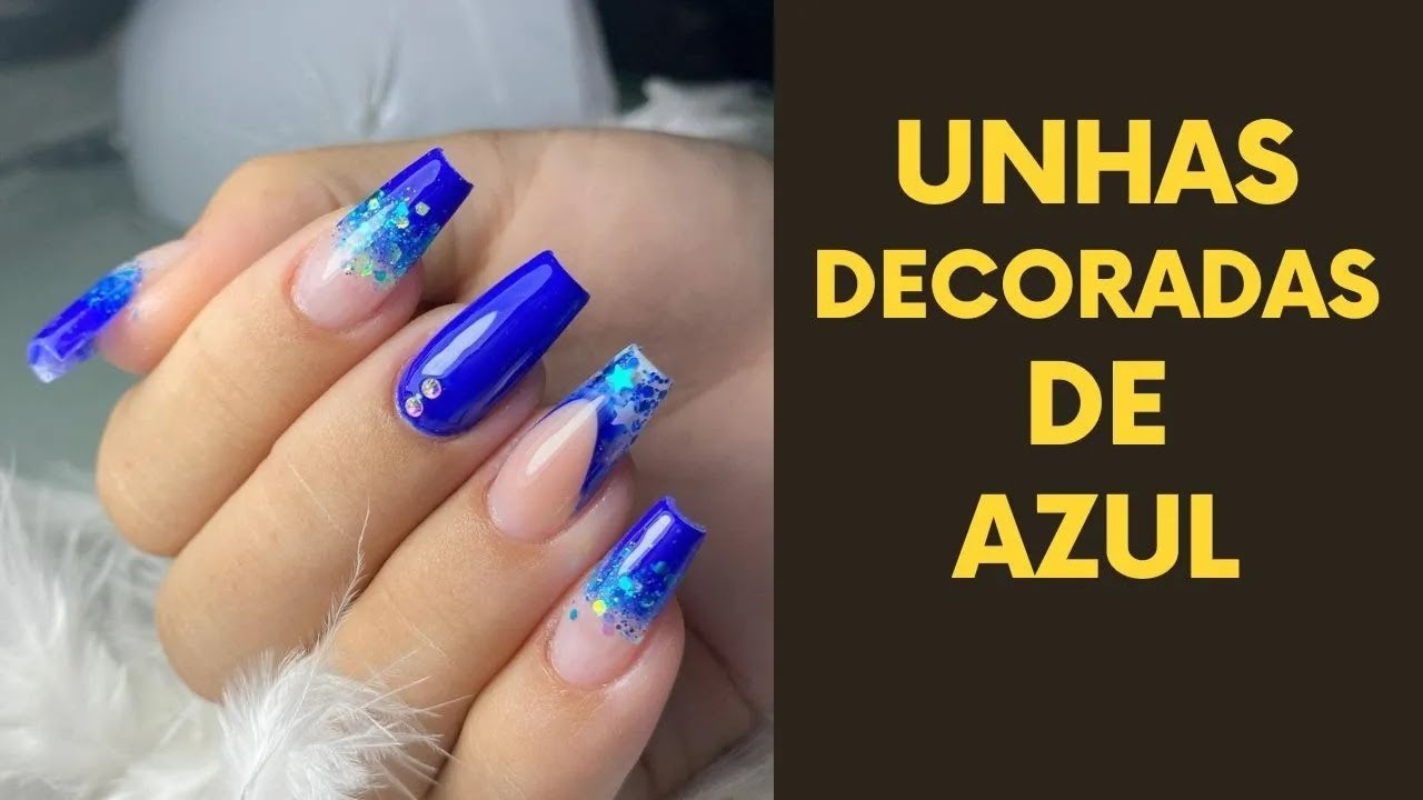 15 BLUE NAIL DECORATED IDEAS